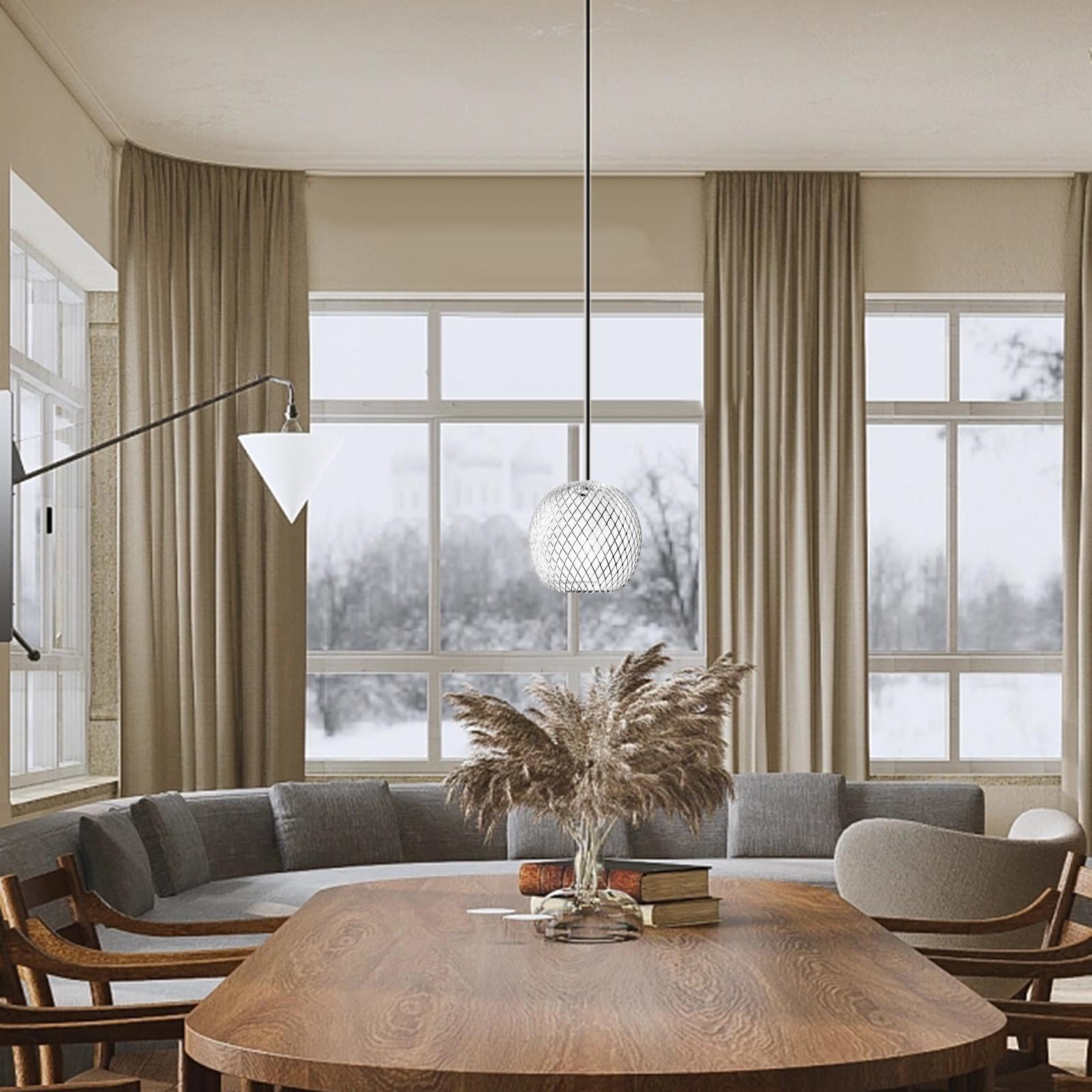 Rustic Iron Wire Lampshade Lighting Fixtures Covers Mesh Lamp Shade ...