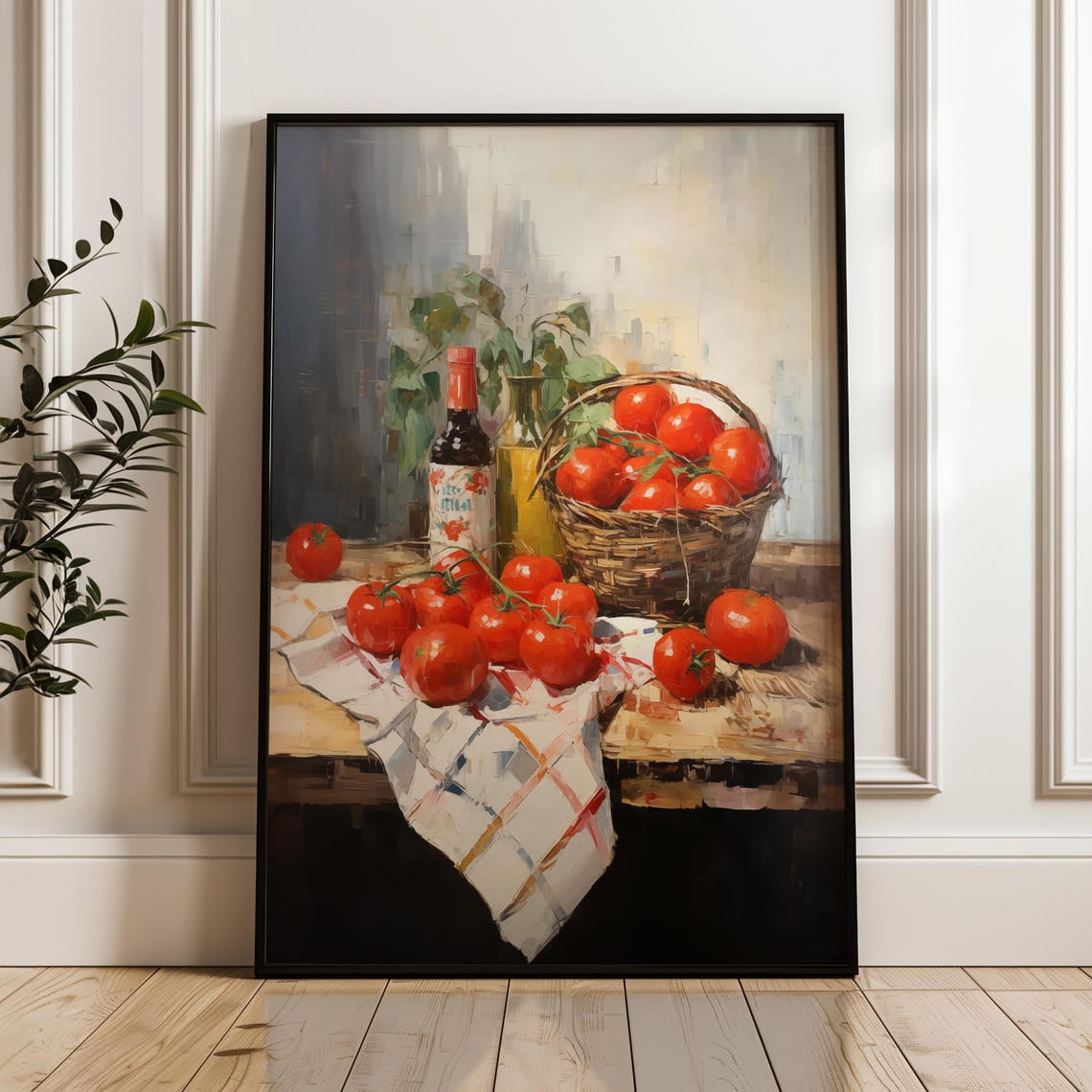 Rustic Italian Decor Tomato Printable Art, Italy Poster Still Life Art ...