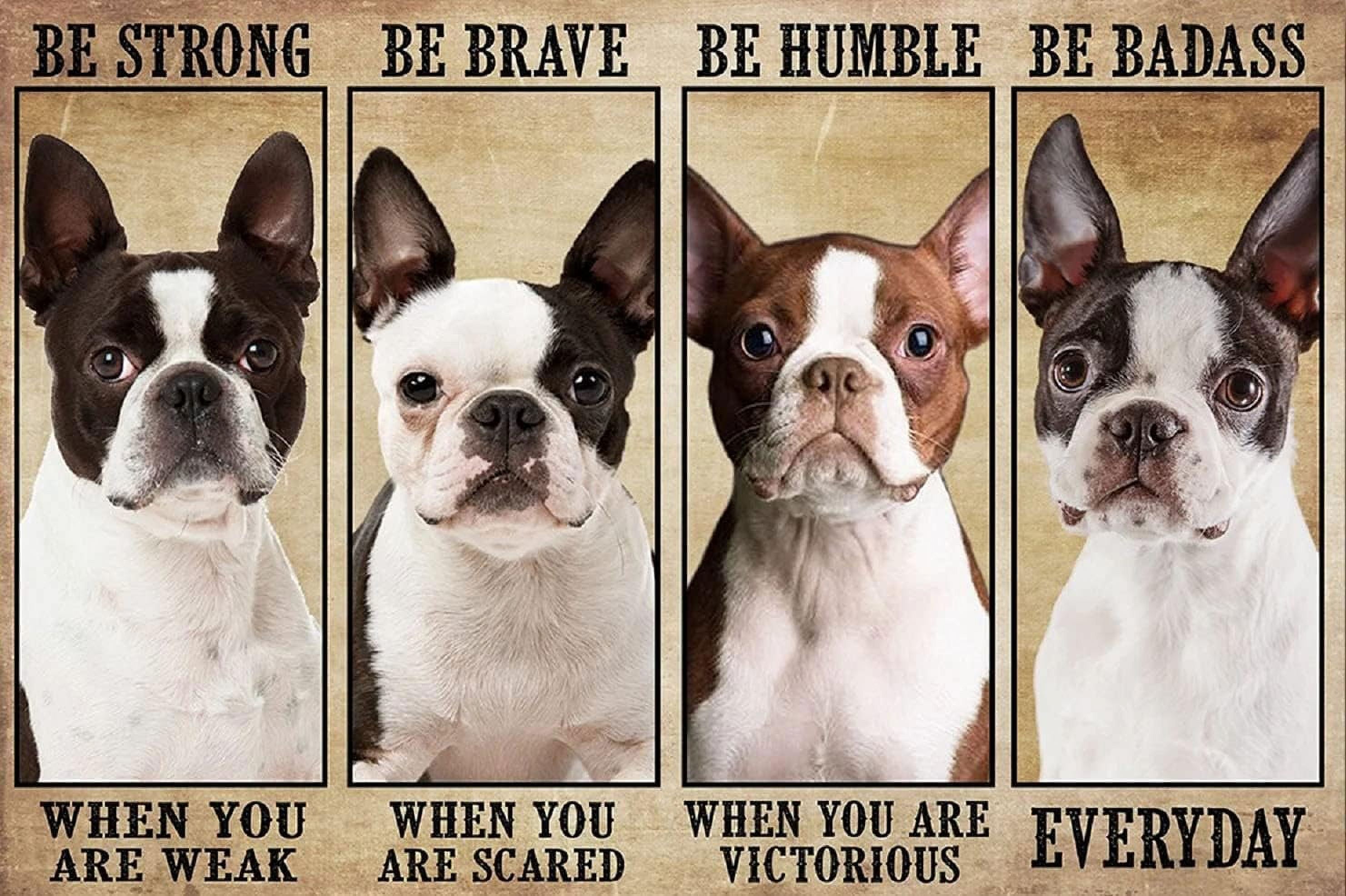 Rustic Jigsaw Puzzles for Adults Be Strong Brave Humble Badass Boston ...
