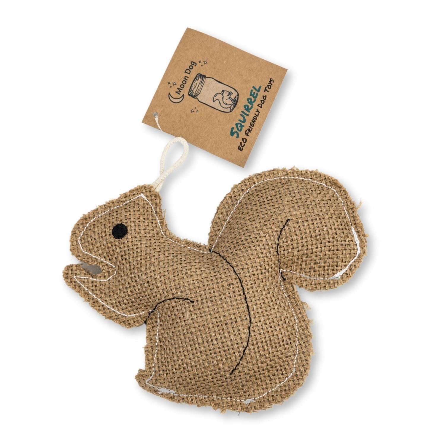 Rustic Jute Squirrel: Sustainable Eco Dog Chew Toy - Walmart.com