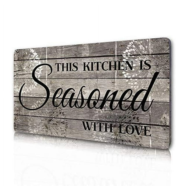 Rustic Kitchen Decorations Wall Art, Farmhouse Kitchen Decor-This ...