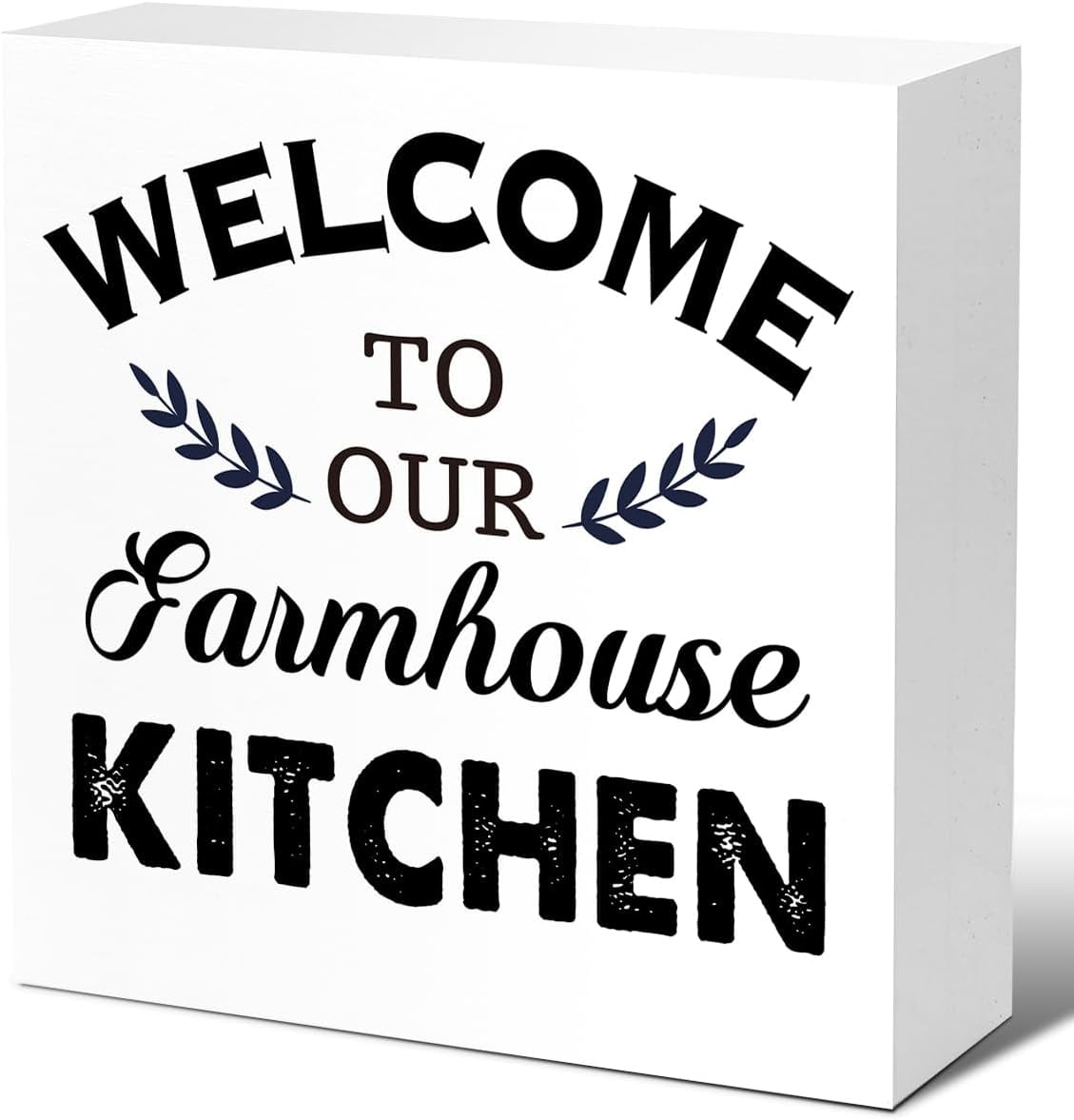 Rustic Kitchen Sign Decor,In this Kitchen We Order Carry Out Wood Block ...