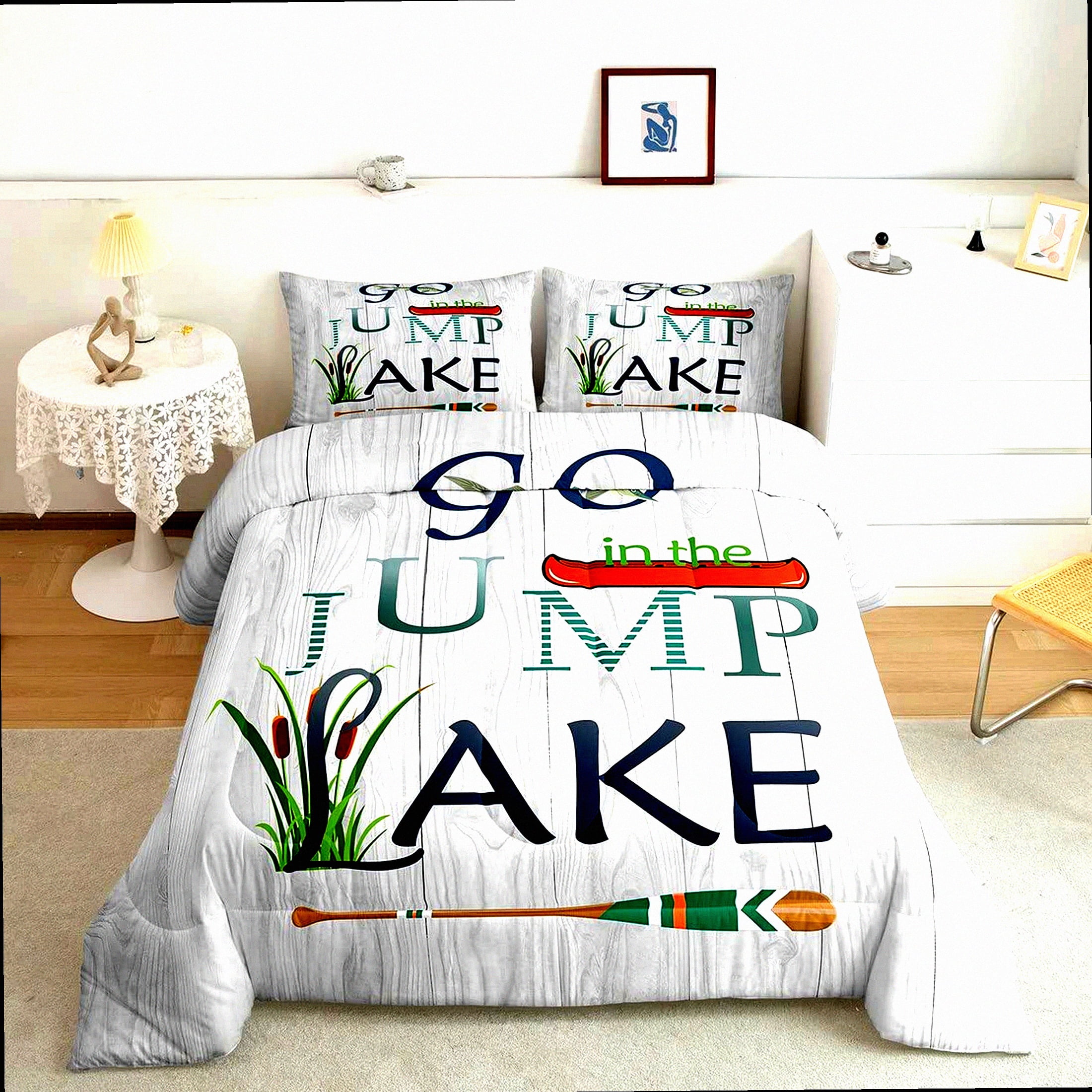 Lakeside Fisherman Twin Comforter Set - Walmart.com