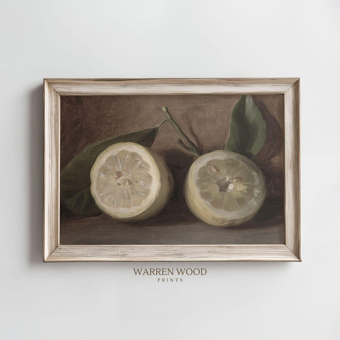 Rustic Lemon Print, Vintage Lemons Wall Art, Rustic Kitchen Print, Pale ...