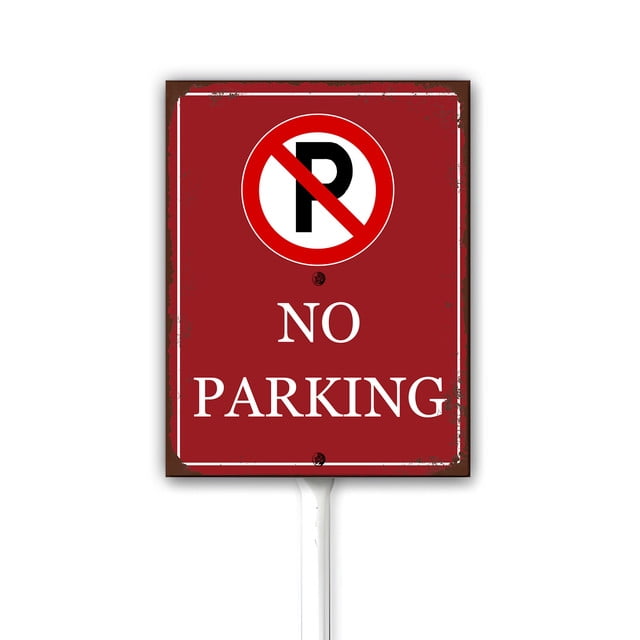 Rustic Look Parking Lot Sign One Way Do Not Enter Sign 7X8.8Inch ...