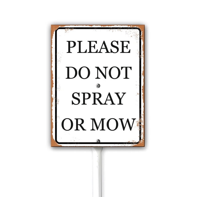 Rustic Look Respect Our Garden Please Remain On Pathway Sign, Funny ...