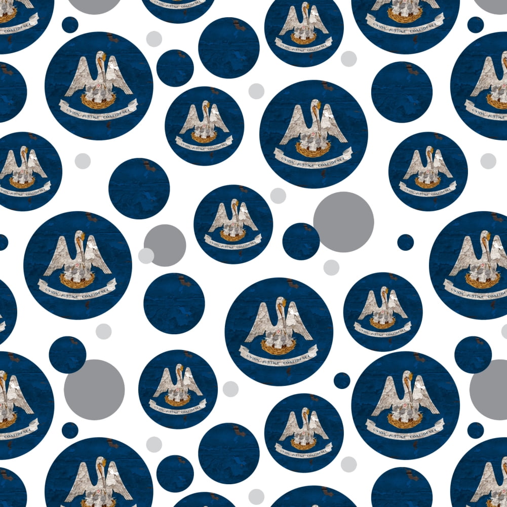 Rustic Louisiana State Flag Distressed USA Premium Gift Wrap Wrapping ...