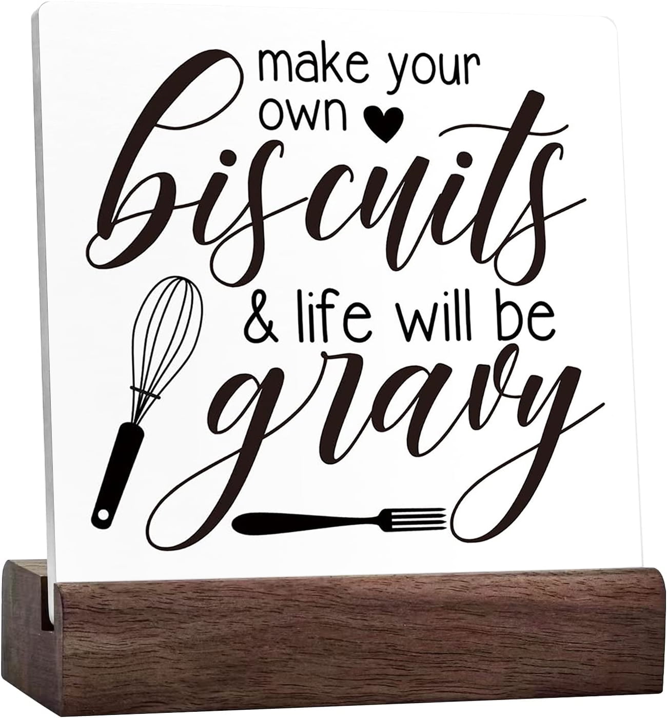 Rustic Make Your Own Biscuits Kitchen Sign Decor,Funny Kitchen Signs ...