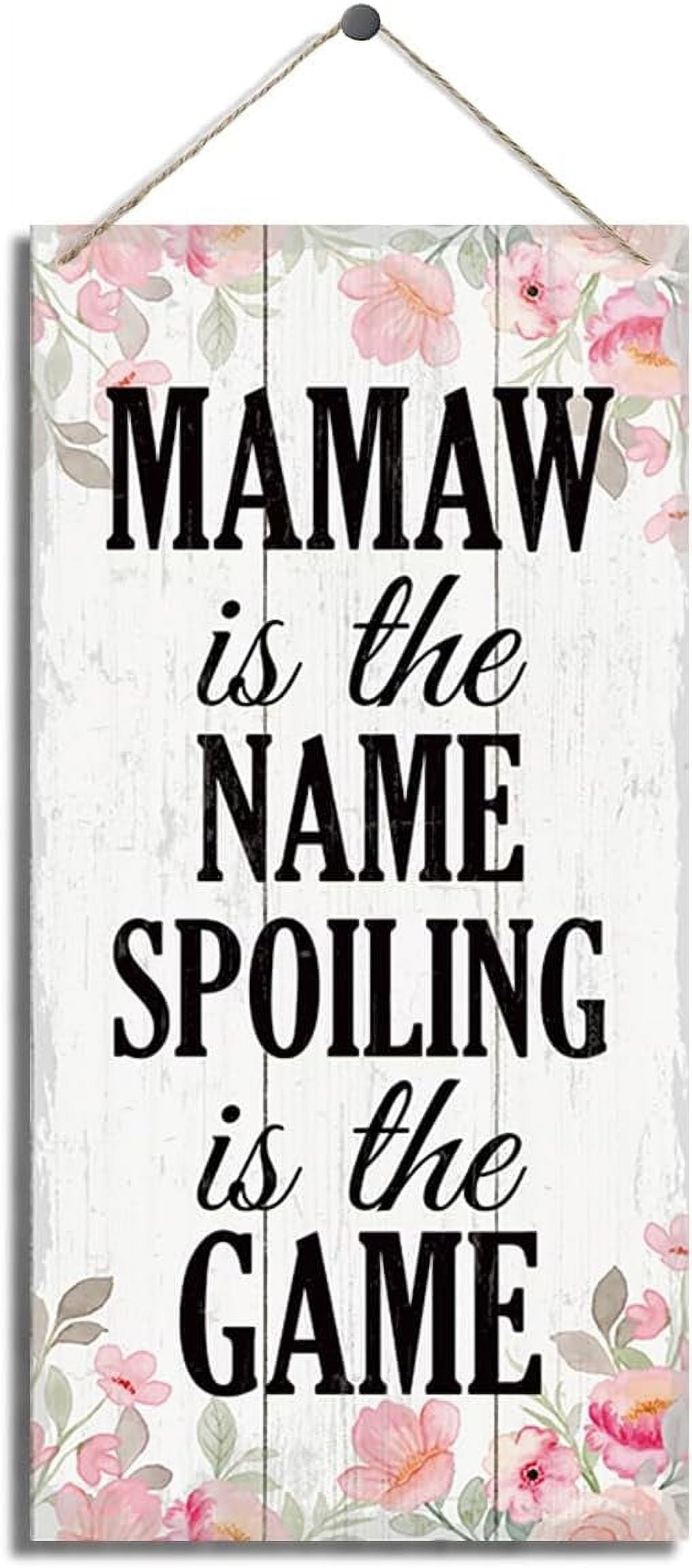 Rustic Mamaw Decor, Mamaw Gift for Birthday Christmas, Grandma ...