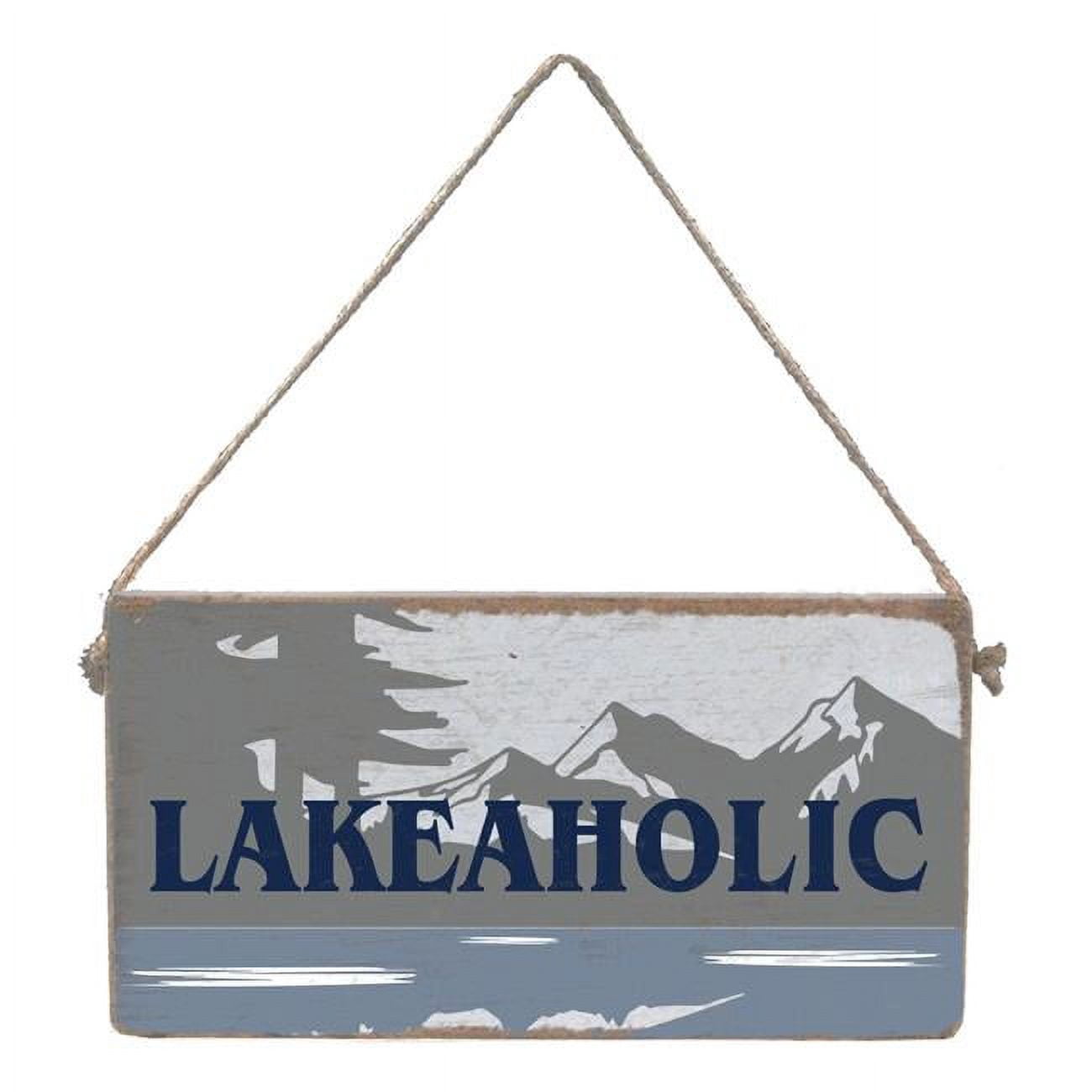 Rustic Marlin MPST-001-R328 Lakeaholic Mini Plank - Walmart.com