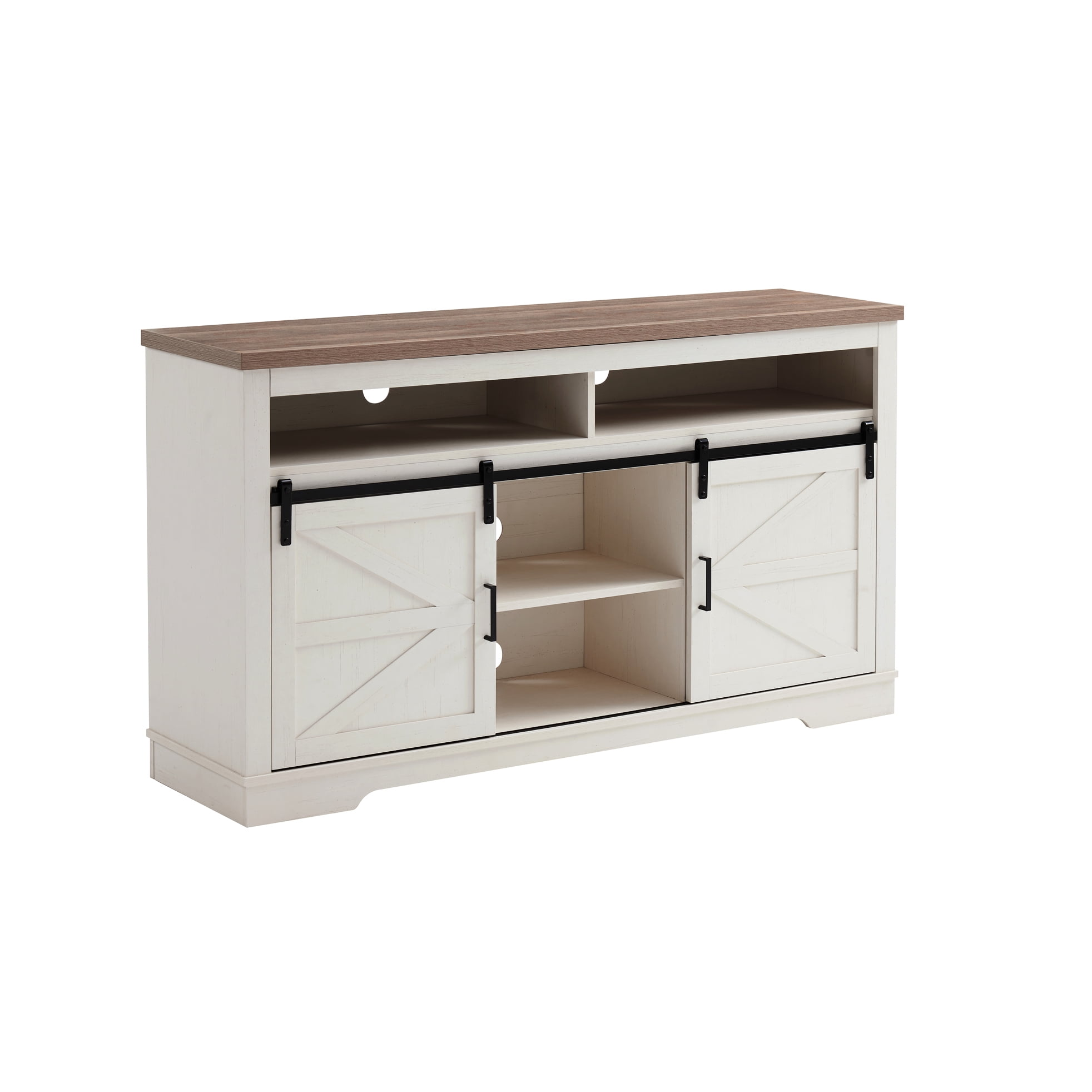 Rustic Media Console For 65+ Inch Tvs, Entertainment Center With ...