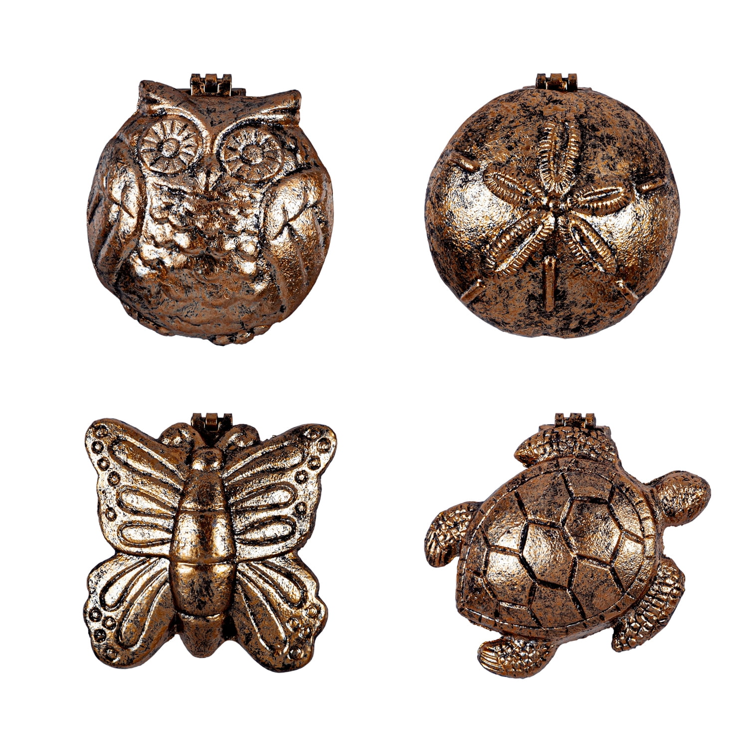 Rustic Metal Finish Door Knockers, Asst of 4 - Walmart.com
