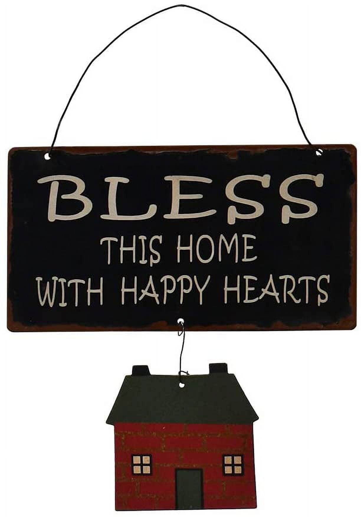 Rustic Metal Home Sweet Home Sign for Home Decor, Decorative Metal ...