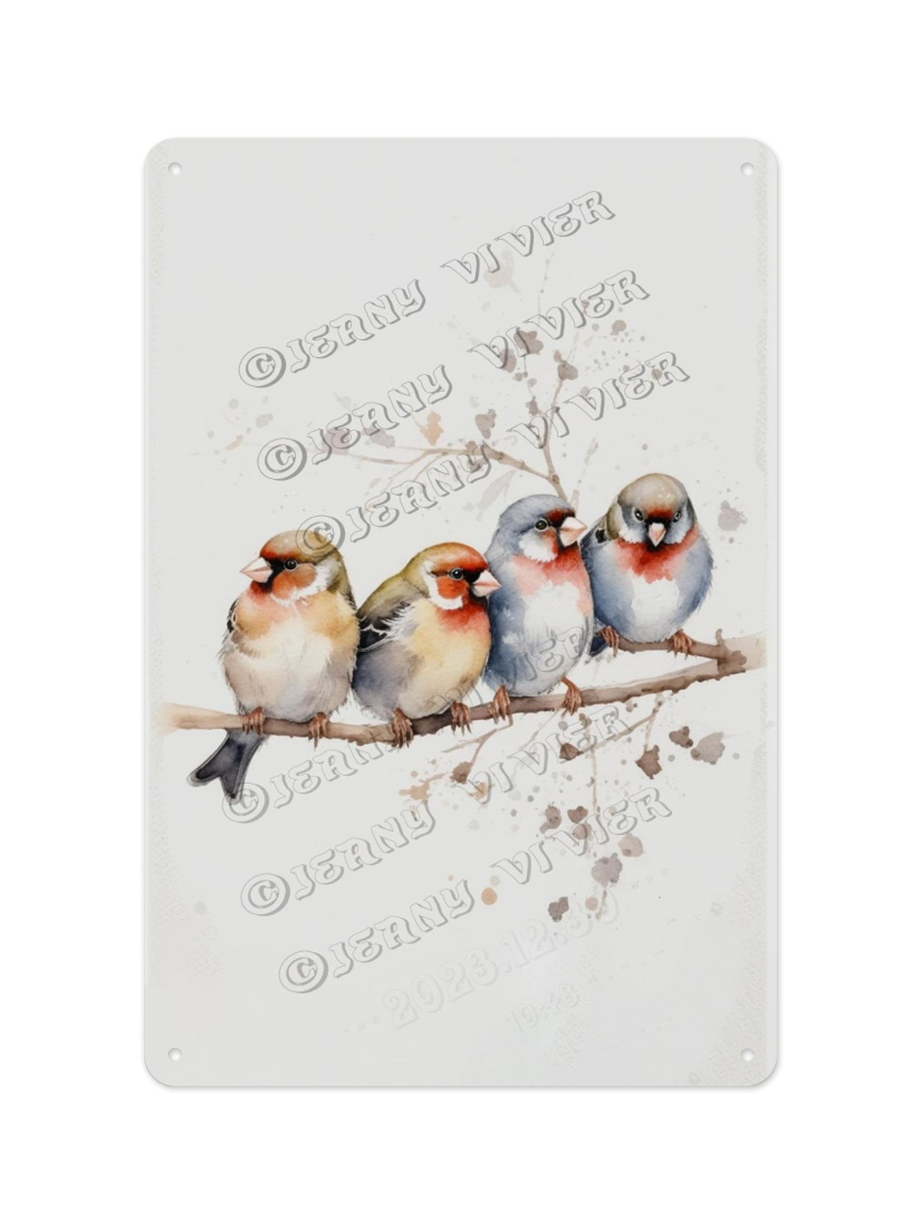 Rustic Metal Sign, Aluminum, 12 x 16 Inches, Adds a Peaceful, Nature ...