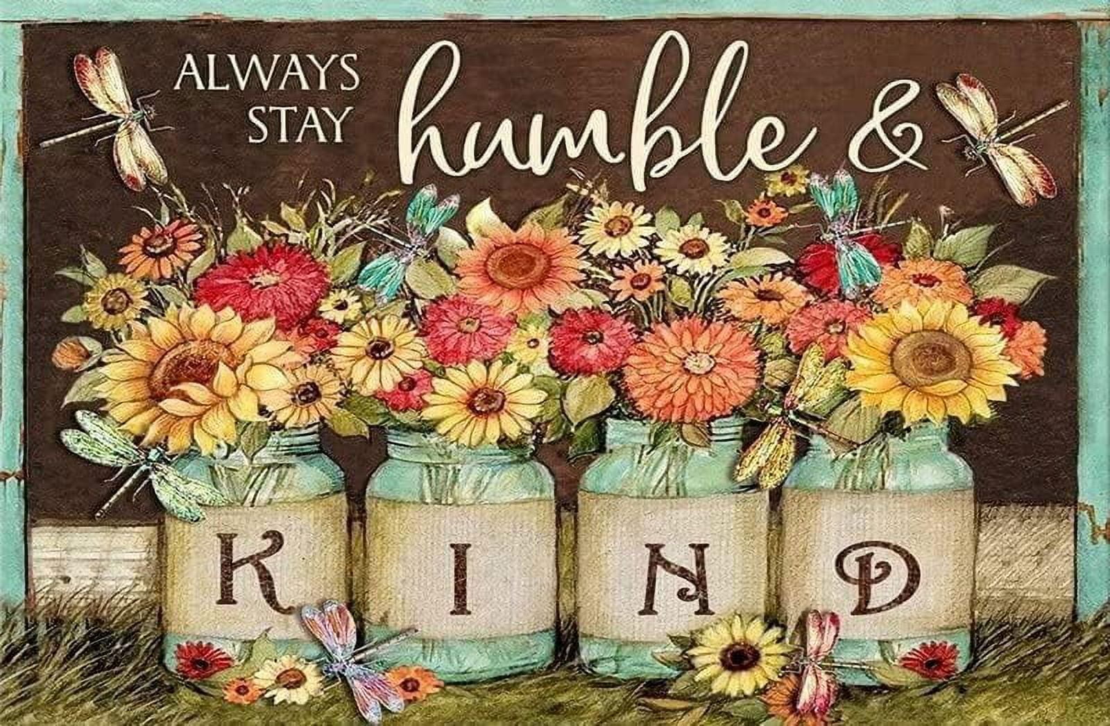 Rustic Metal Wall Art Metal Sign Be Strong Be Yourself Be Wise Wolf ...