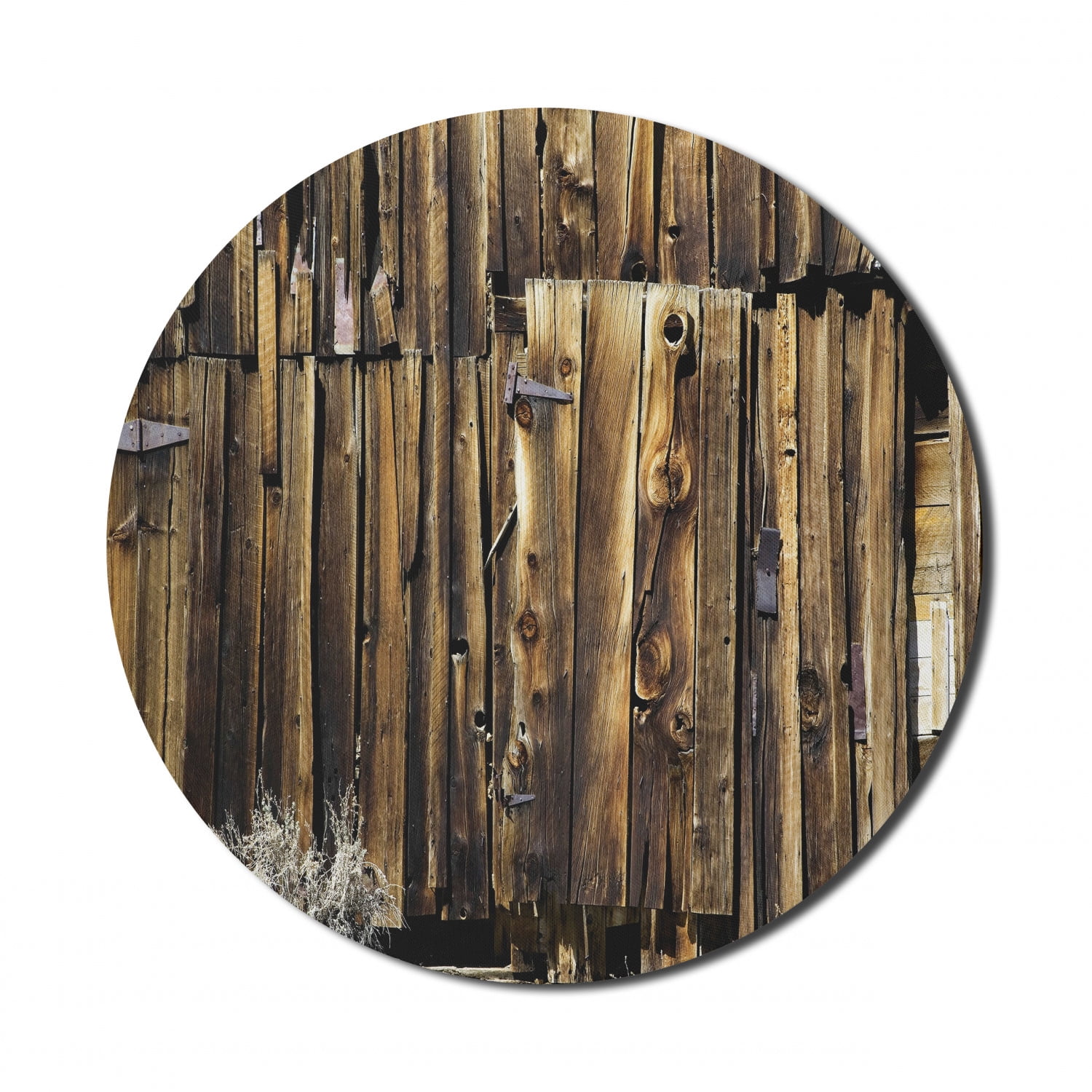 Rustic Mouse Pad for Computers, Oak Barn Siding Door Cracked Rusted ...