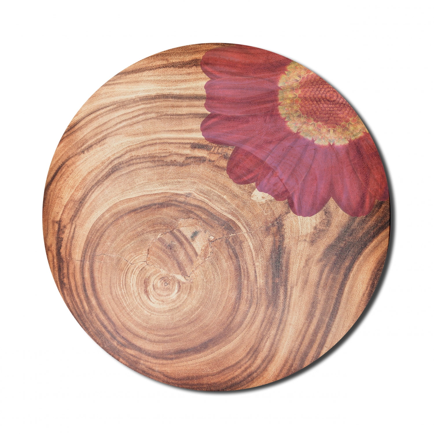 Rustic Mouse Pad for Computers, Timber Wooden Tree Life Cycle Rings ...