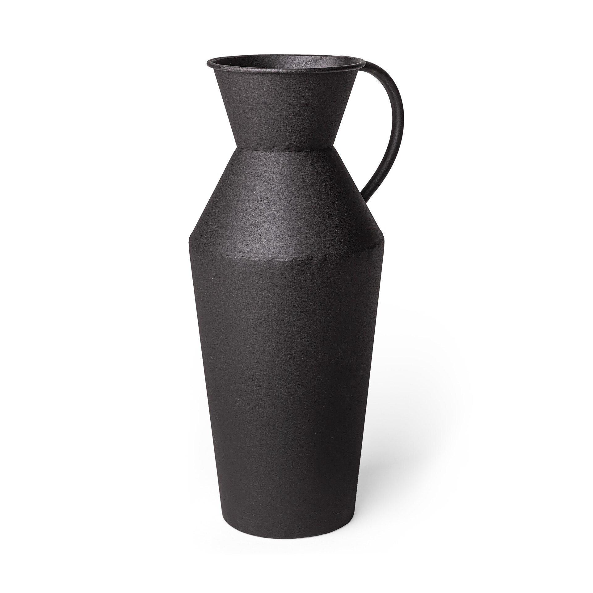 Rustic Narrow Black Metal Decorative Jug - Walmart.com