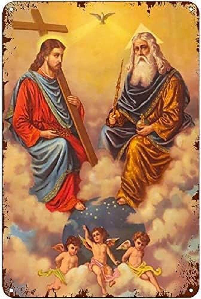 Rustic Nature Puzzles Holy Trinity Icon Catholic Jigsaw Puzzle Wooden ...