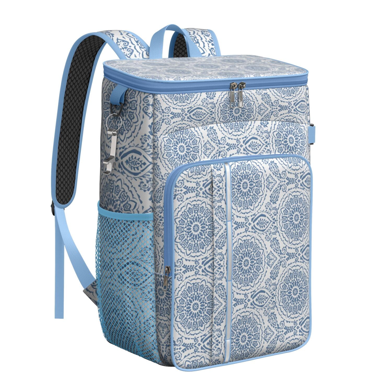 Rustic Nordic Style Cooler Backpack, Artistic Leak-Proof Insulated ...