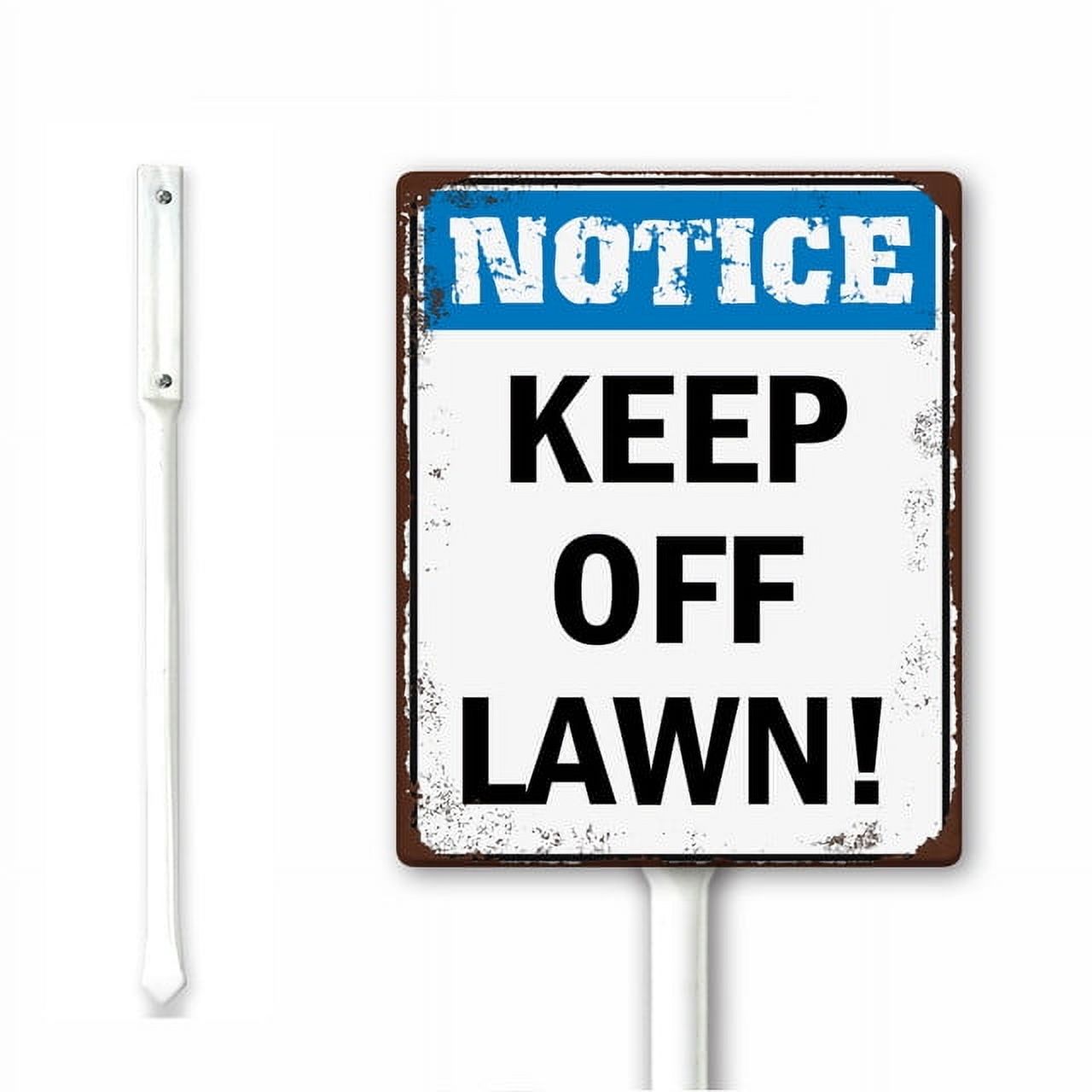 Rustic Notice Sign for Outdoor Keep Off Maintenance Access Only Yard ...