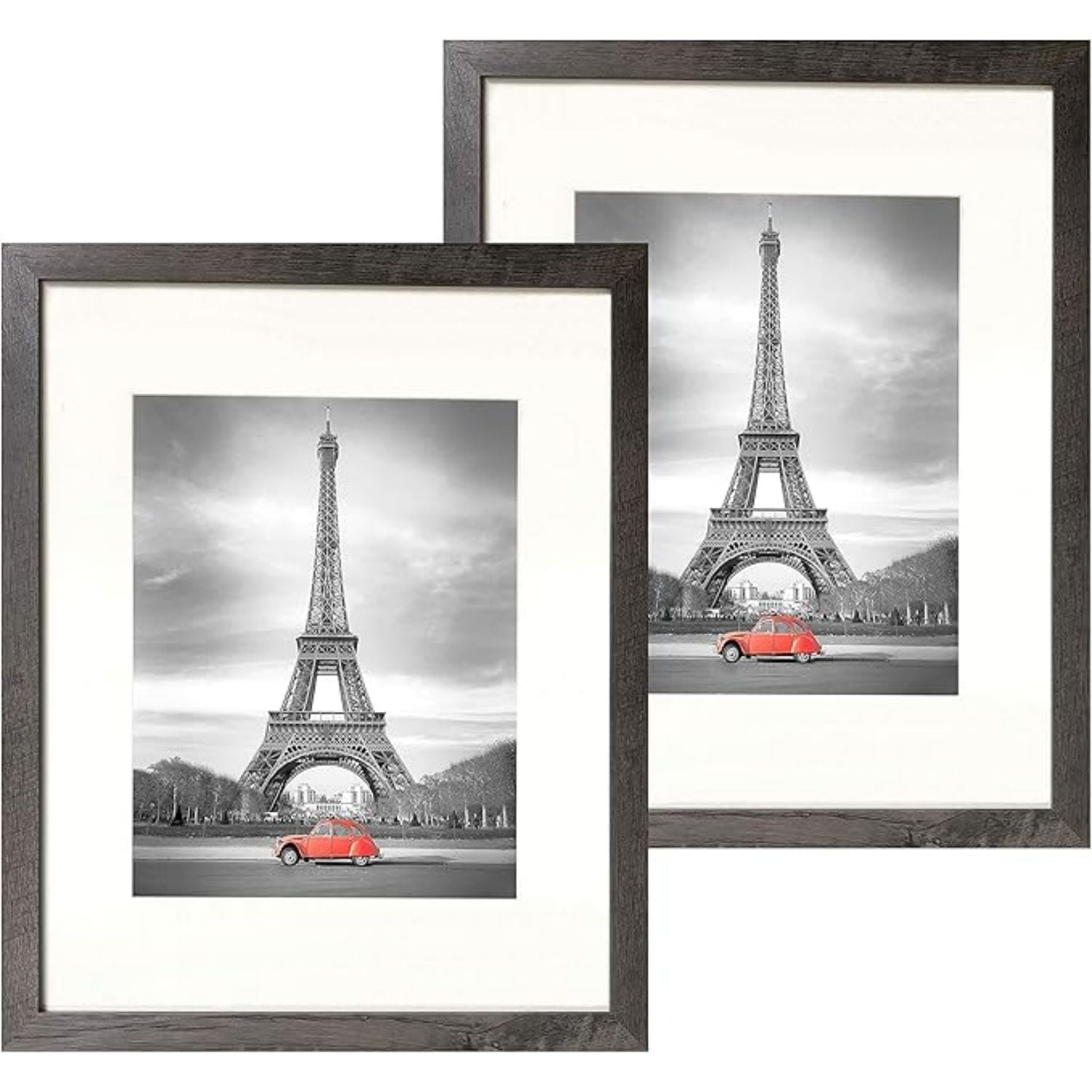 Rustic Oak Picture Frame | Wood Grain | 2MM Reinforced Glass | Dark Oak ...