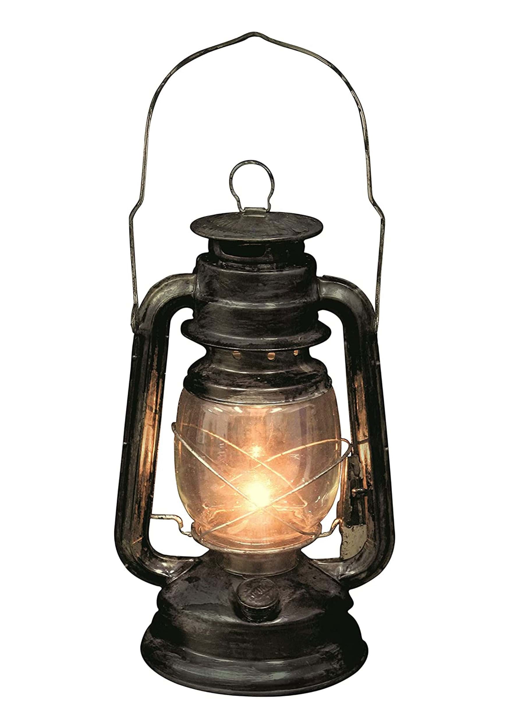Light Up Old Lantern With LED Light Decoration - Walmart.com