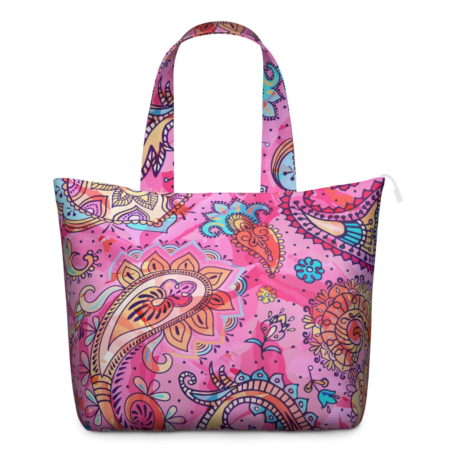 Rustic Paisley Floral Duffel Bohemian Chic Weekender Bag with Artistic ...