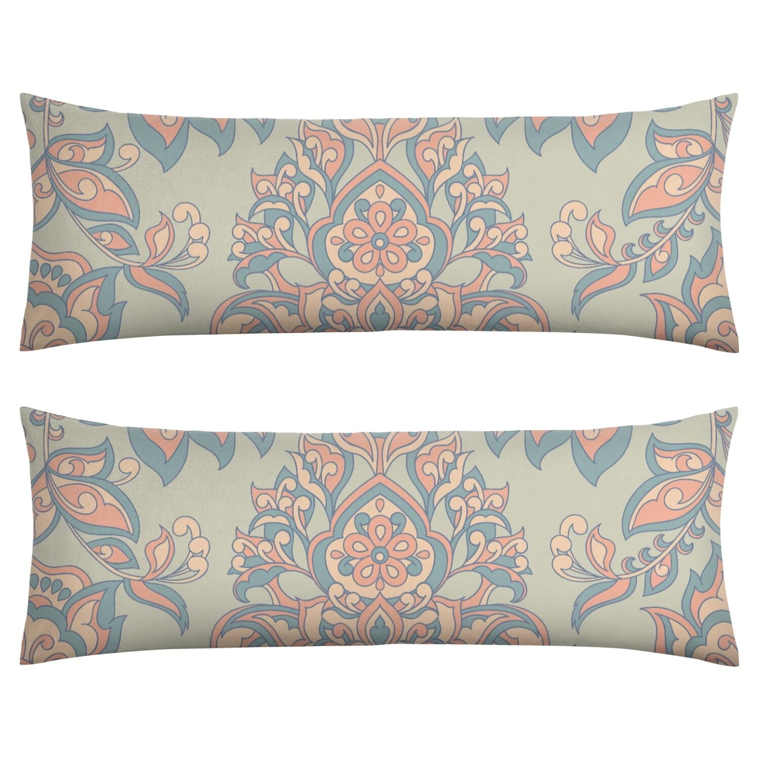 Rustic Paisley Throw Pillow Case - French Country Vintage Print with ...