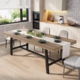 Rustic Pear 63-83-inch Extendable Industrial Dining Table - Walmart.com