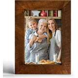 Rustic Picture Frames Farmhouse Photo Frame Wood | Rustic Brown - 4x6 ...