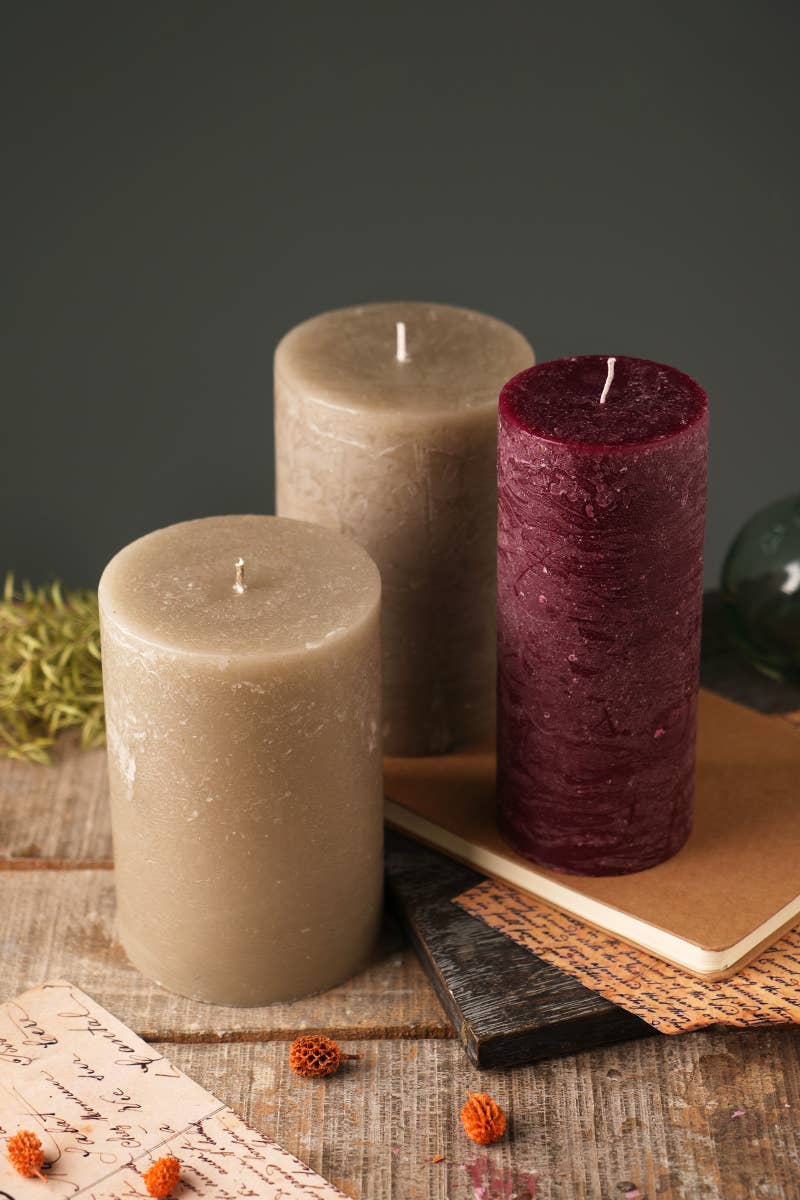 Homestock Earthy Elements 12" and 14" Tall "Everly" Candleholder ...