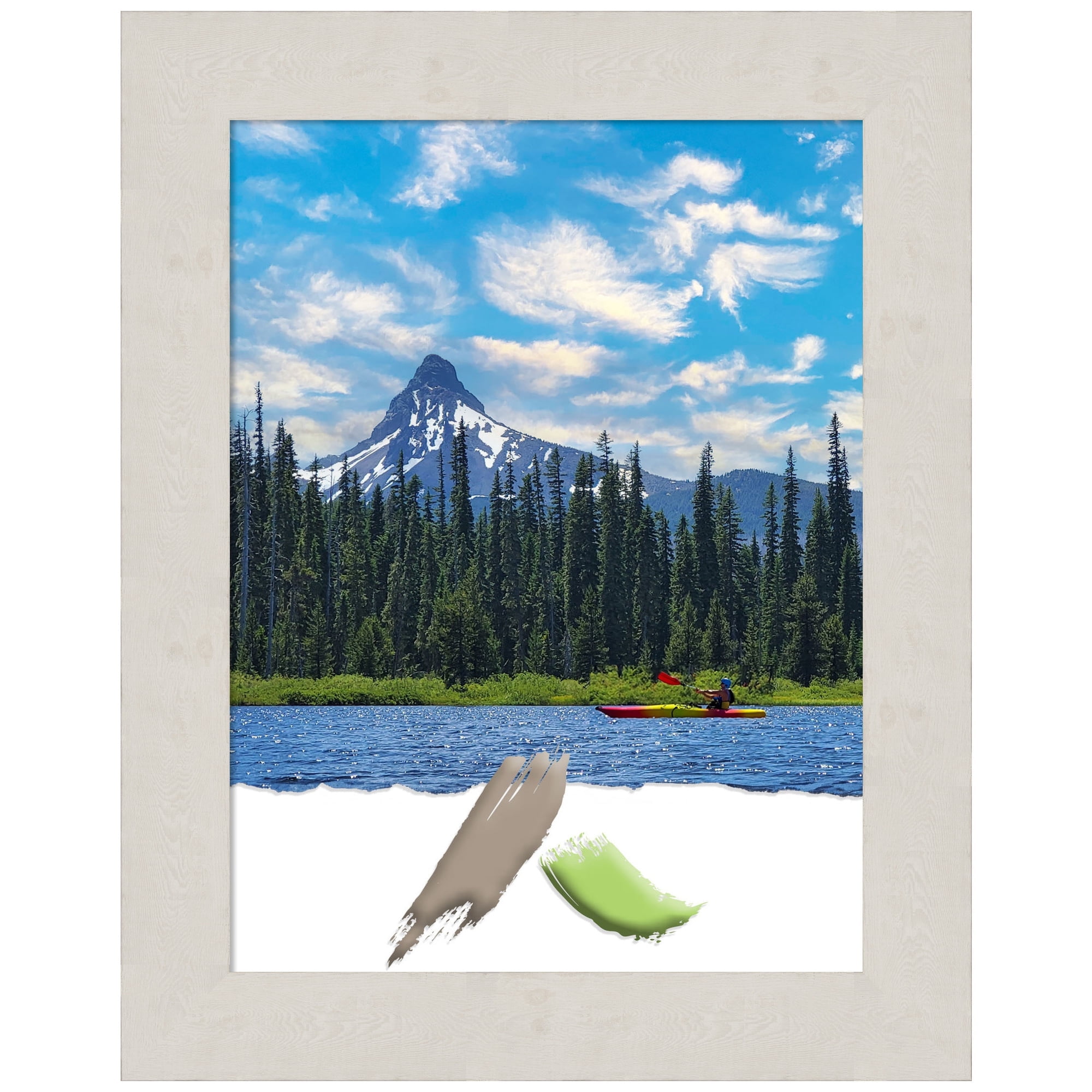 Rustic Plank White Picture Frame, Photo Frame, Art Frame - Walmart.com