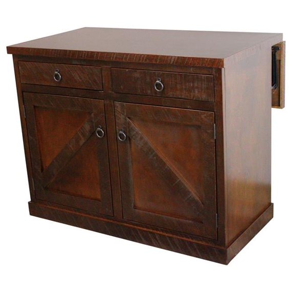 Rustic Promo Kitchen Island with Flip-up Top in Havana Gold - Walmart.com