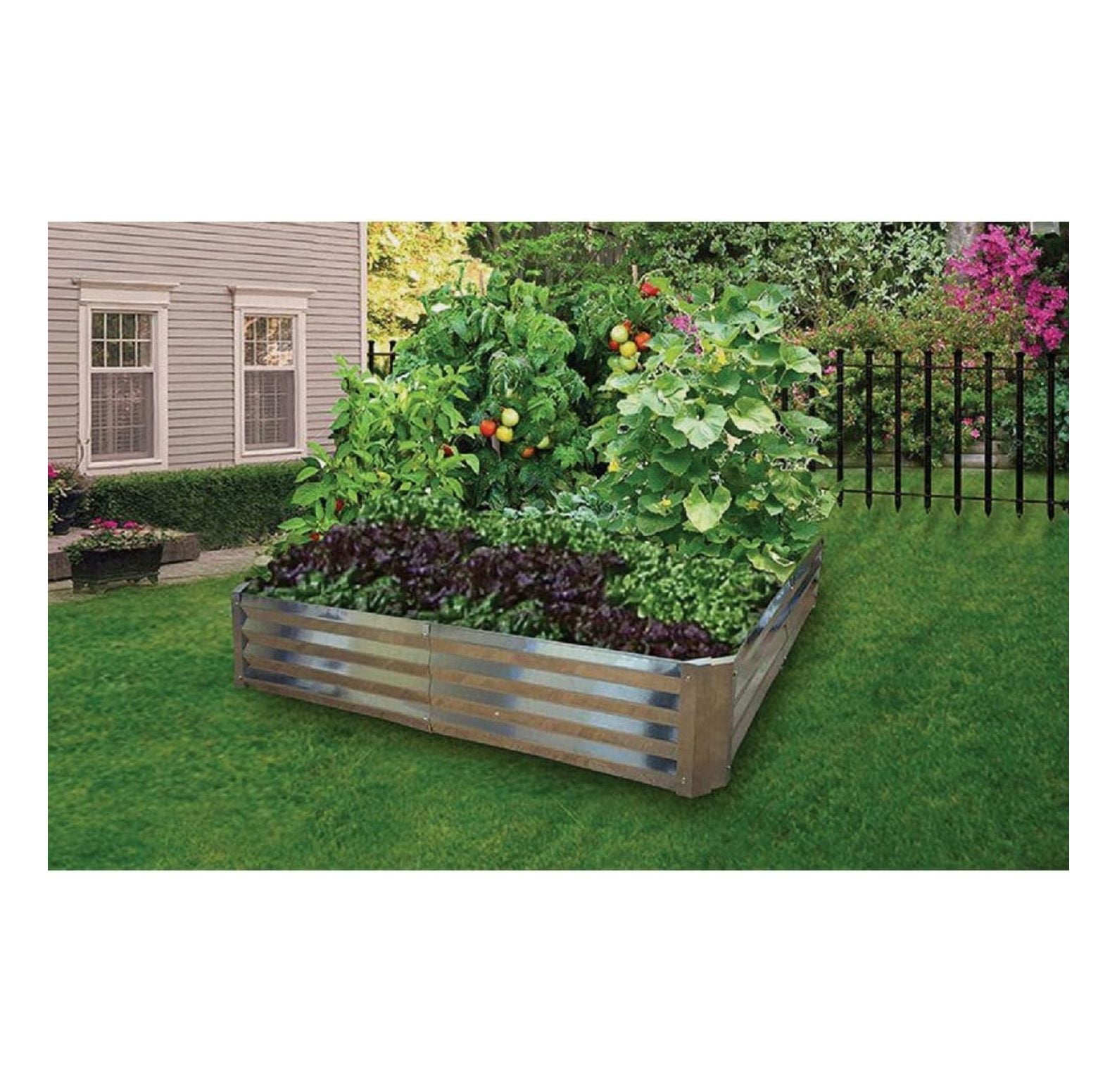 Rustic Raised Bed Garden; Grow Vegetables, , or Flowers Without tilling ...