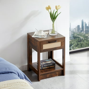 Boyd Sleep Brisbane Open Storage Nightstand, Black - Walmart.com