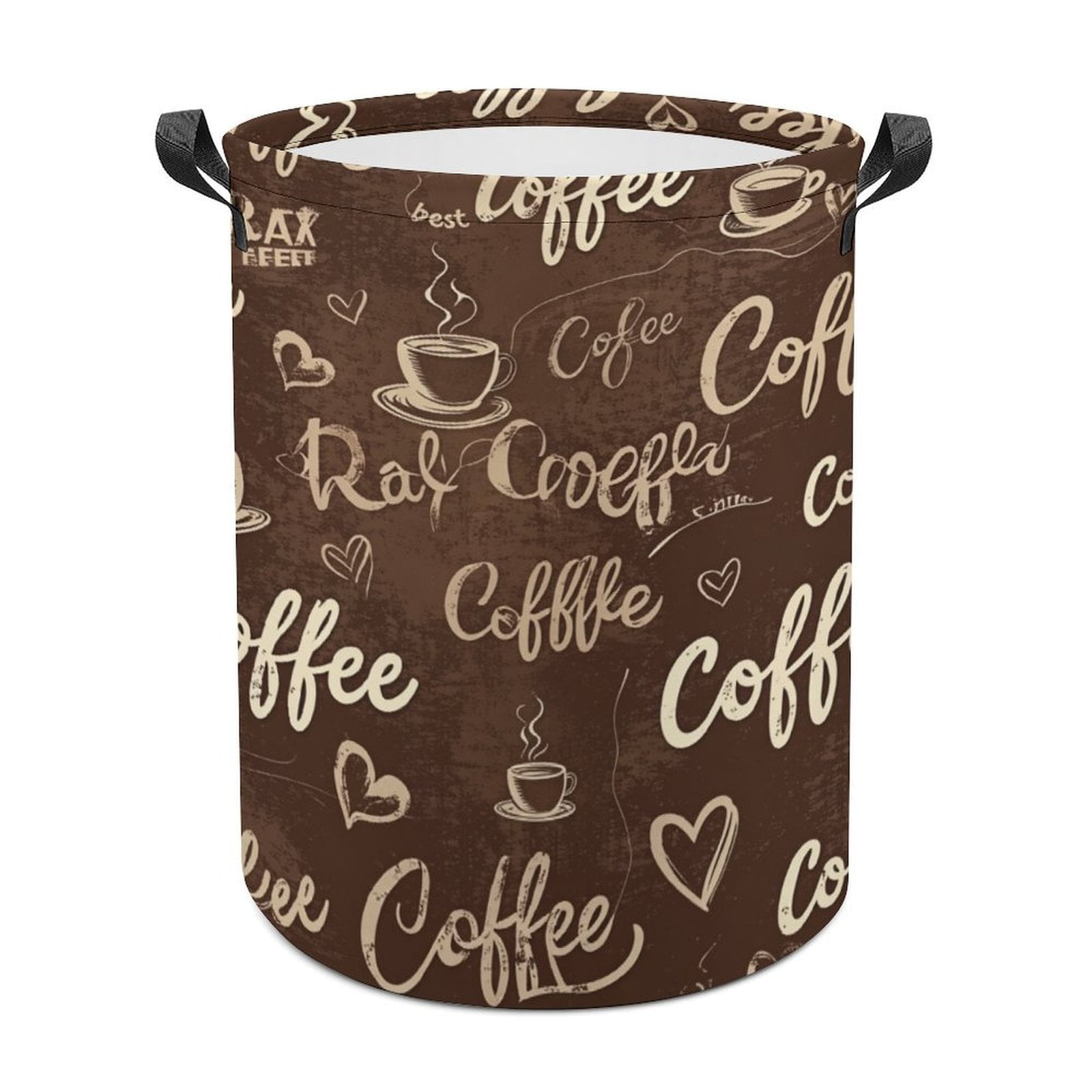 Rustic Retro Coffee Brown (3)-1Laundry Basket Collapsible Clothing ...
