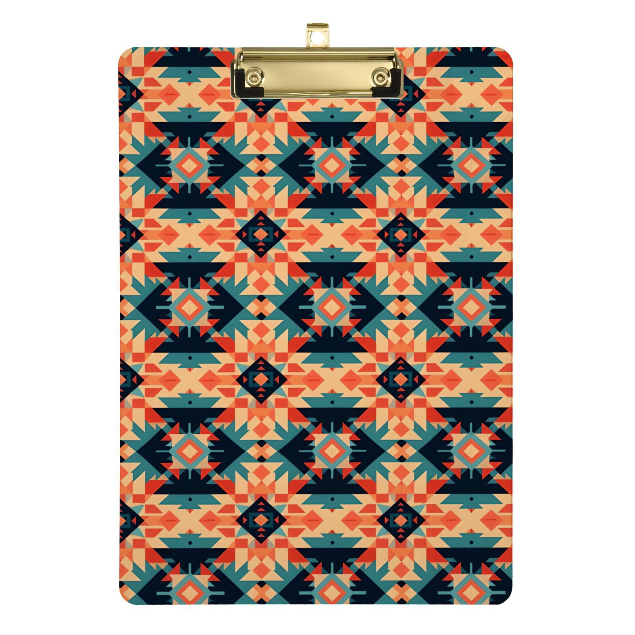 Rustic Retro Pattern Acrylic Clipboards 12 x 9 Inch A4 Size with Low ...