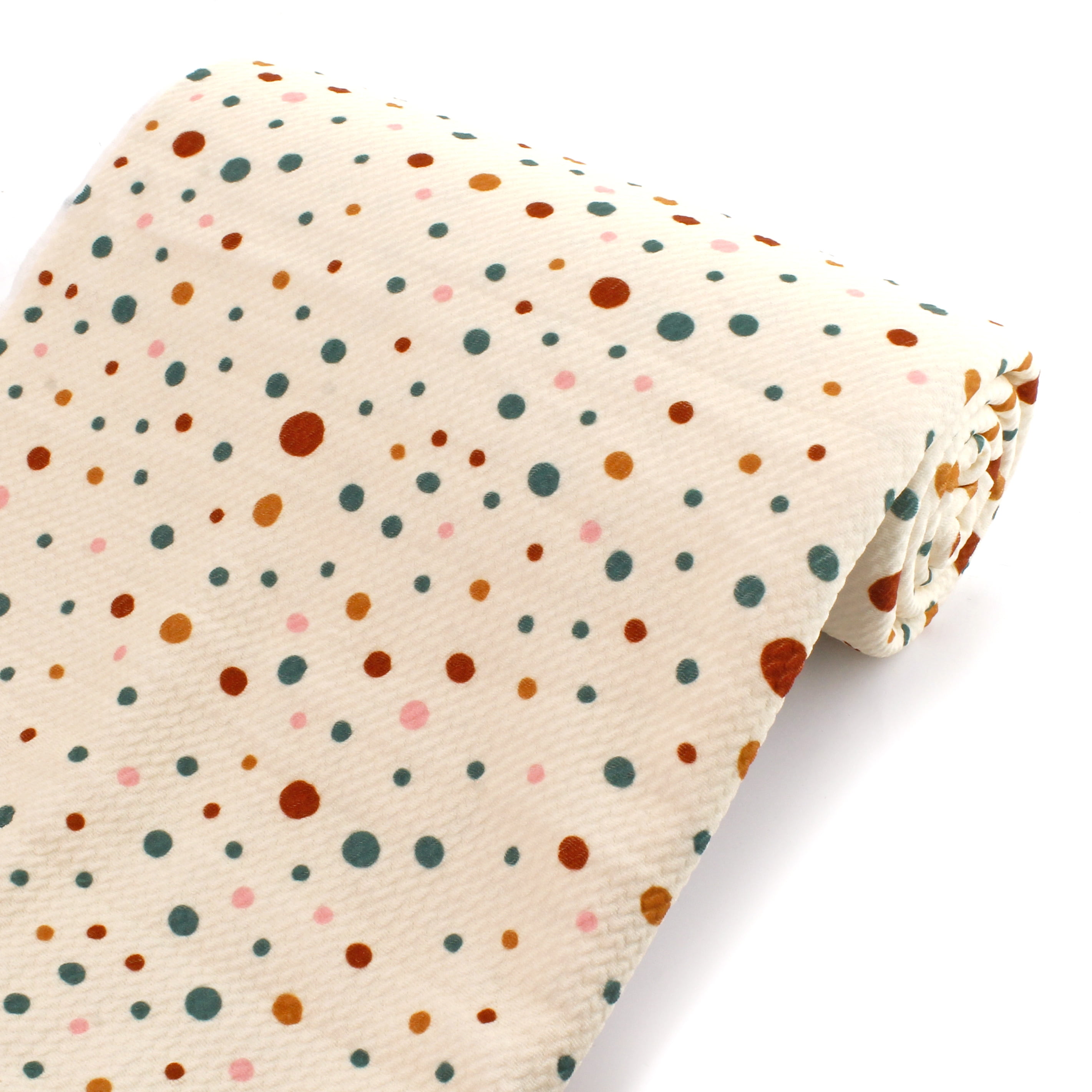 Rustic Sienna Multi-Colored Dots Bullet Fabric - 1 Yard - Walmart.com