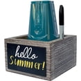 Rustic Solo Cup Dispenser with Marker Slot, Chalkboard, Chalk Marker ...