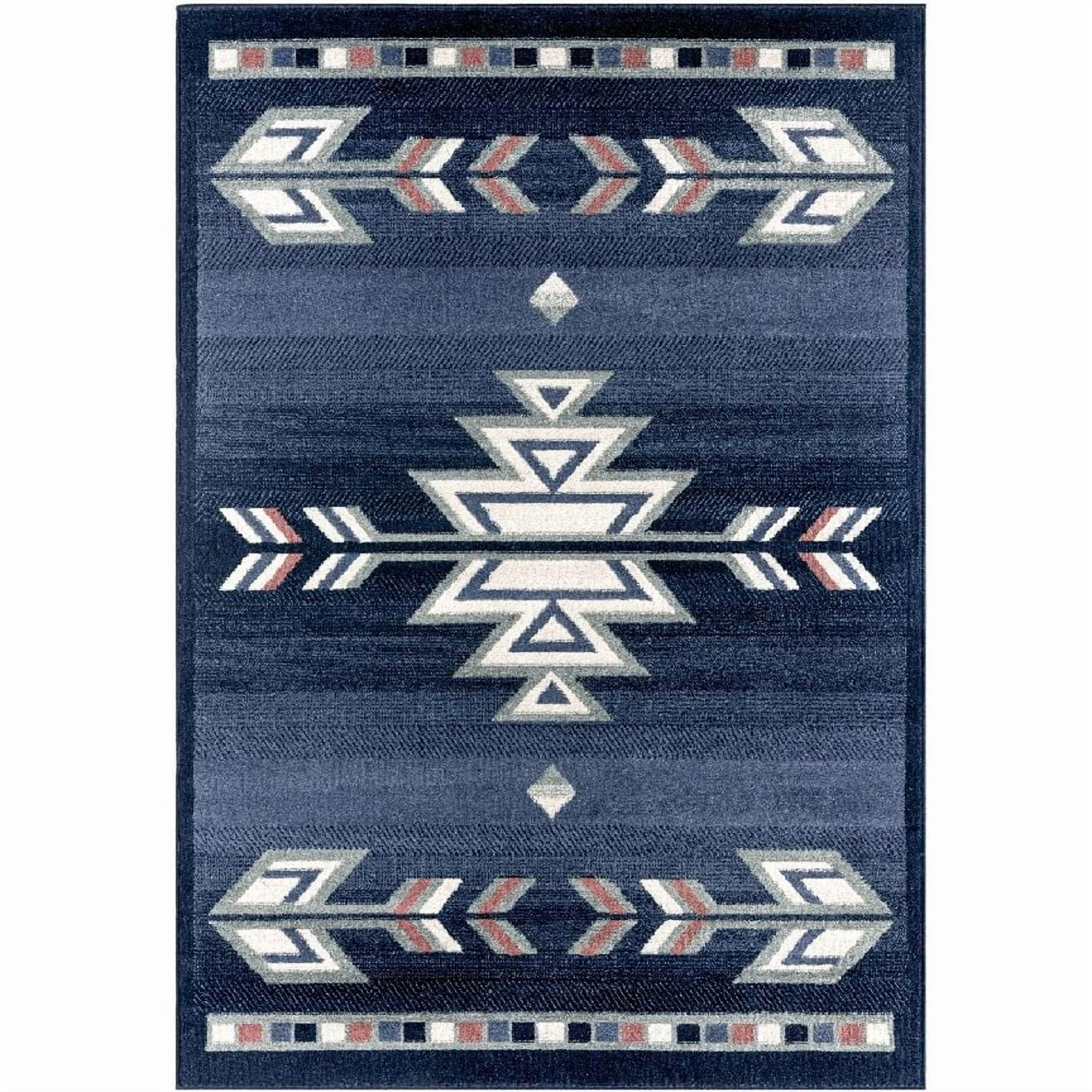 Rustic Southwestern Carpet Arrows Lodge Style Cabin Area Rug, 5' 2" x 7 ...