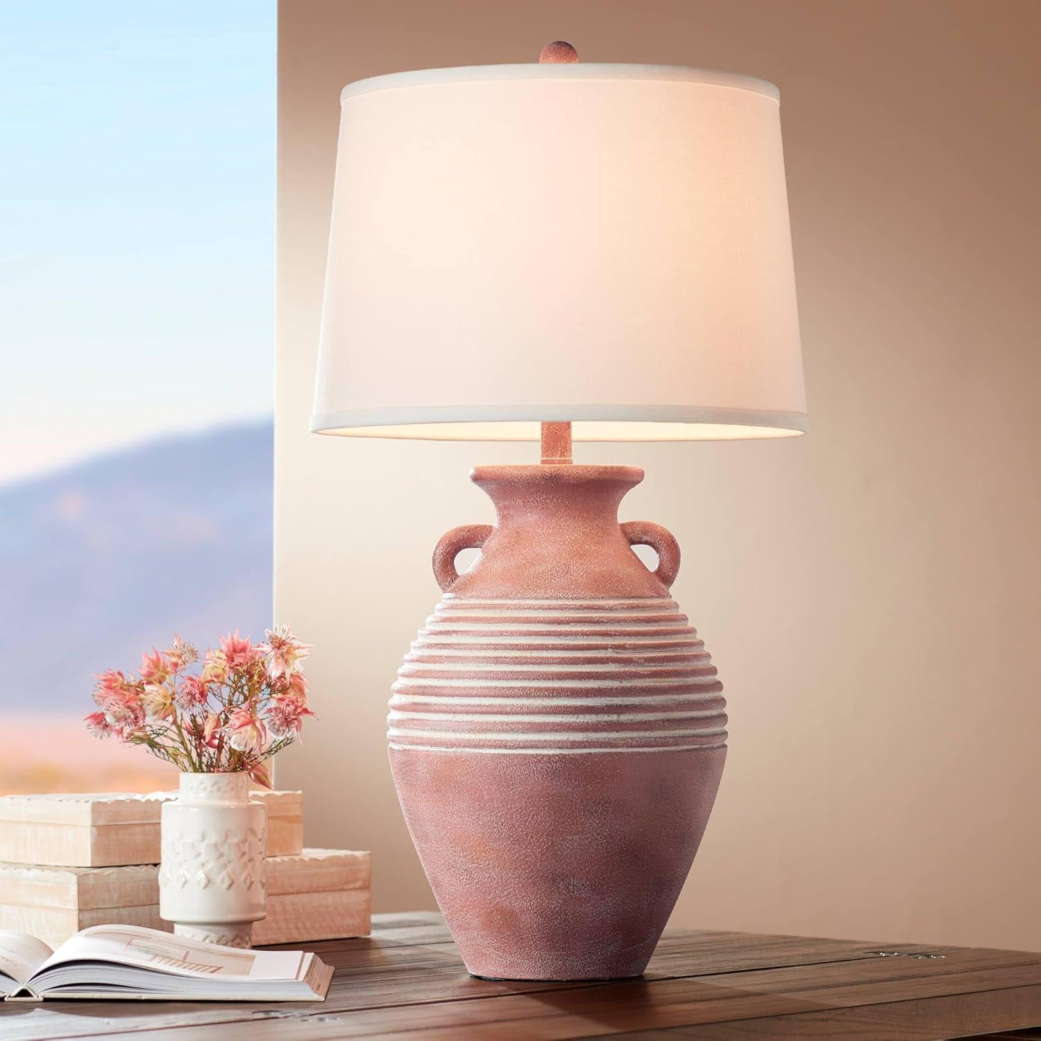 Rustic Southwestern Jug Lamp 30" Red Brown Shade for Home Decor ...