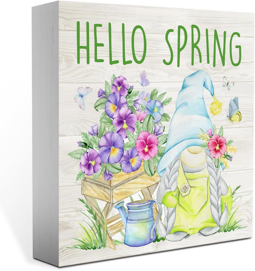 Rustic Spring Farmhouse Tiered Tray Decoration Home Office Desk Decor ...