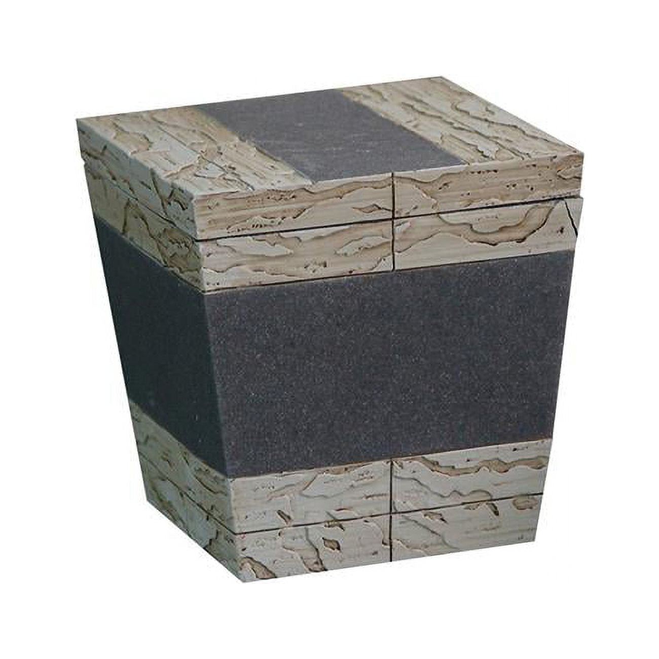 Rustic Stone Antique Cotton Swab & Cotton Container - Walmart.com