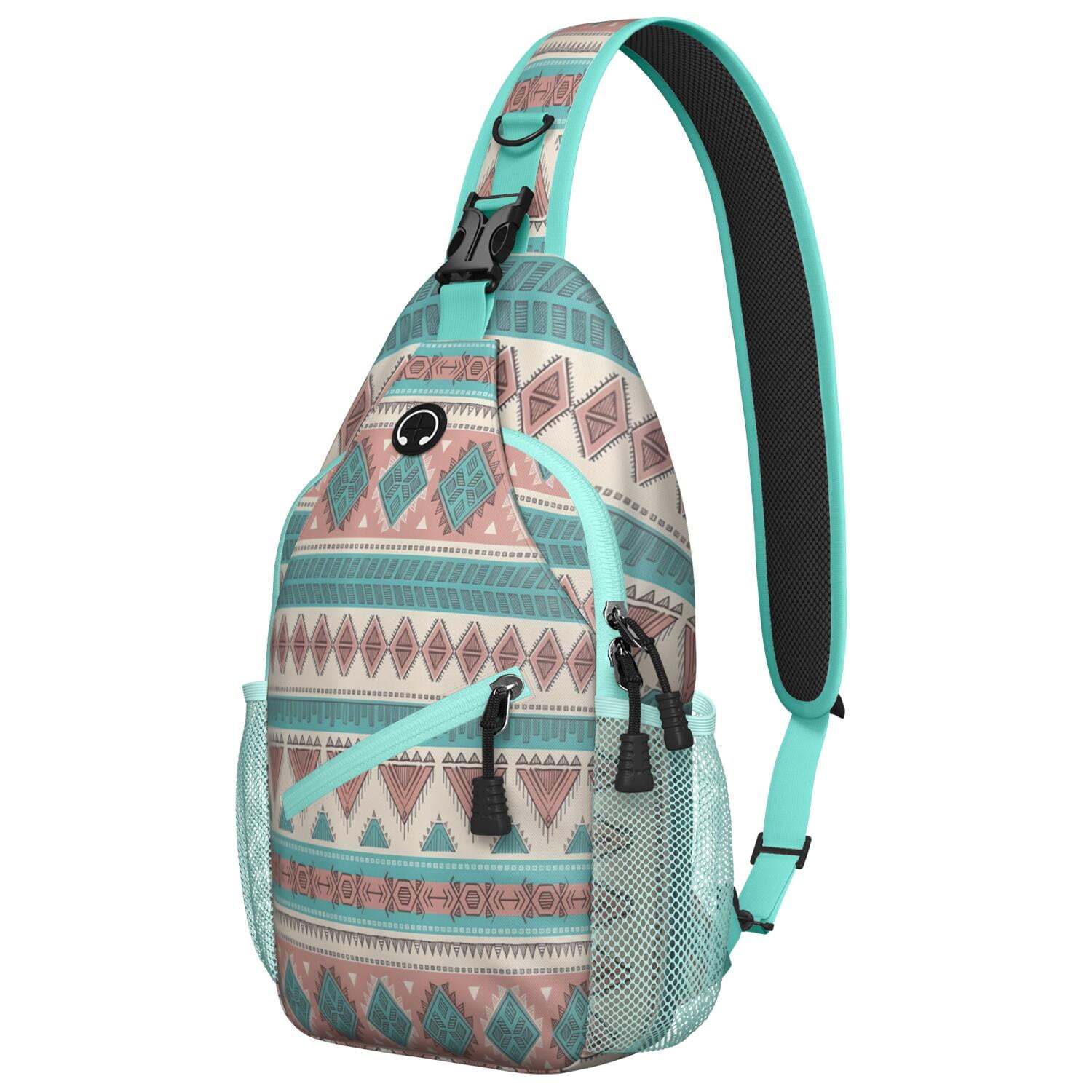 Rustic Style Bohemian Sling Backpack for Travel, Vintage Inspired ...