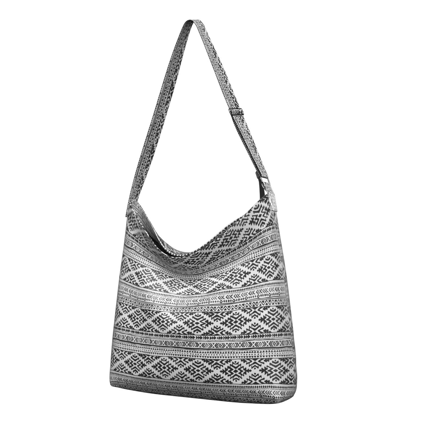 Rustic Style Canvas Tote Bag – Traditional Boho Chic Handbag, Artistic ...