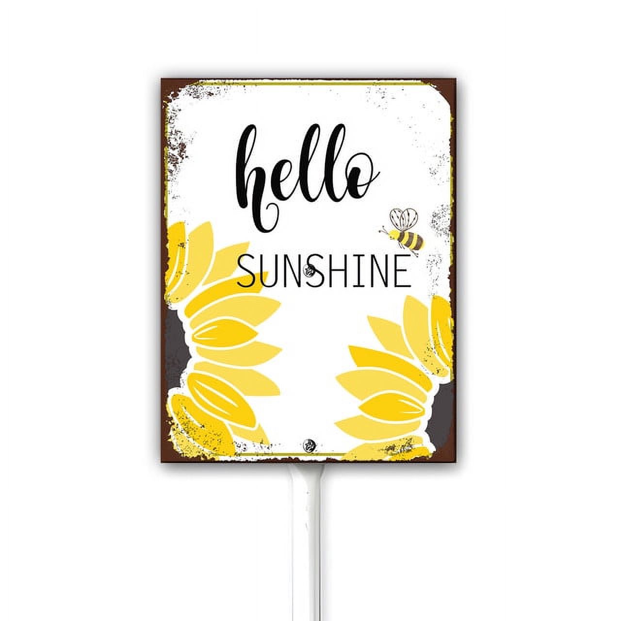 Rustic Style Hello Sunshine Bee Decor Summer Home Decor for Yard ...