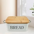 Rustic Style Multi Purpose Bread Storage Container with Cutting Board ...