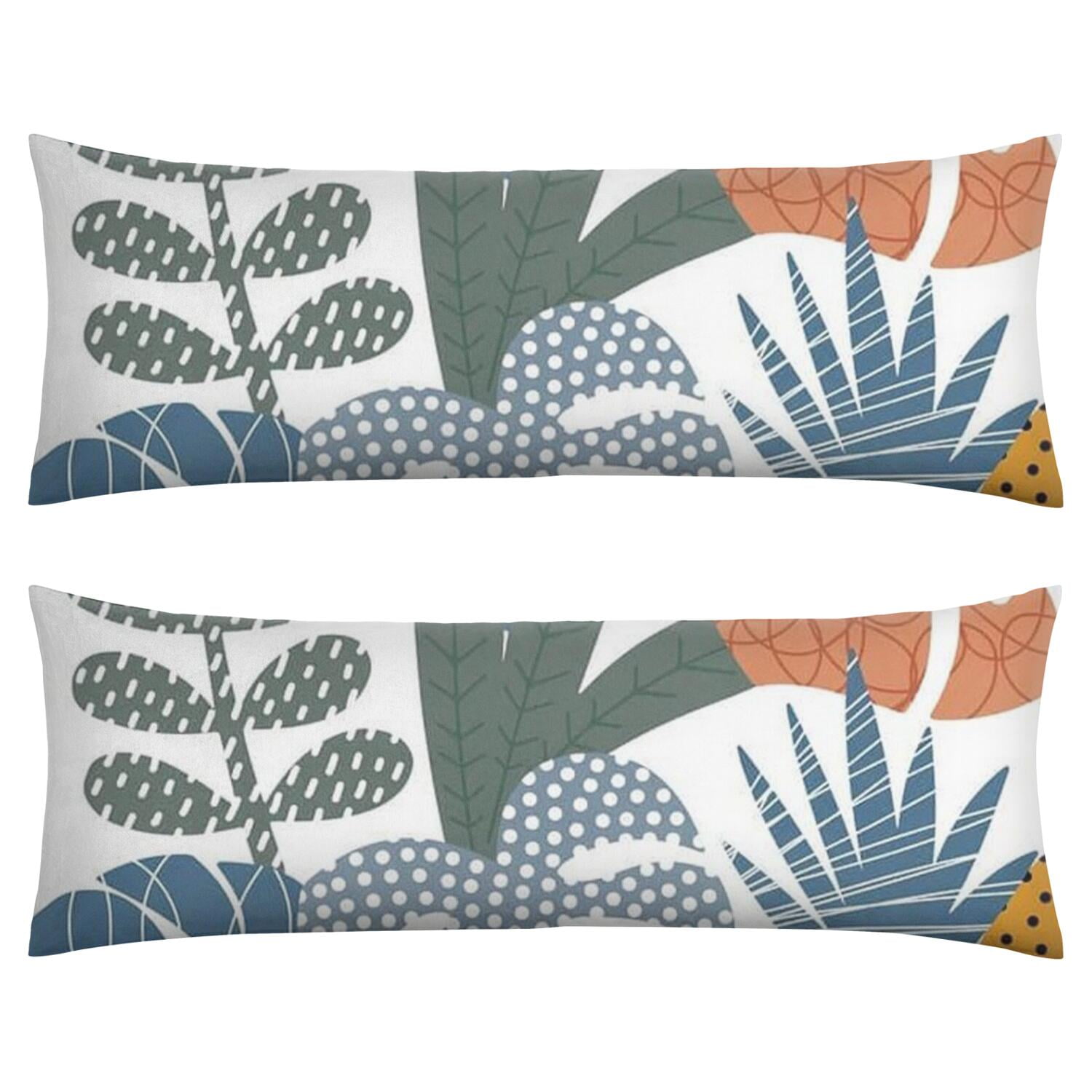 Rustic Style Tribal Body Pillow Cover 20x54 - Artistic Long Pillow Case ...