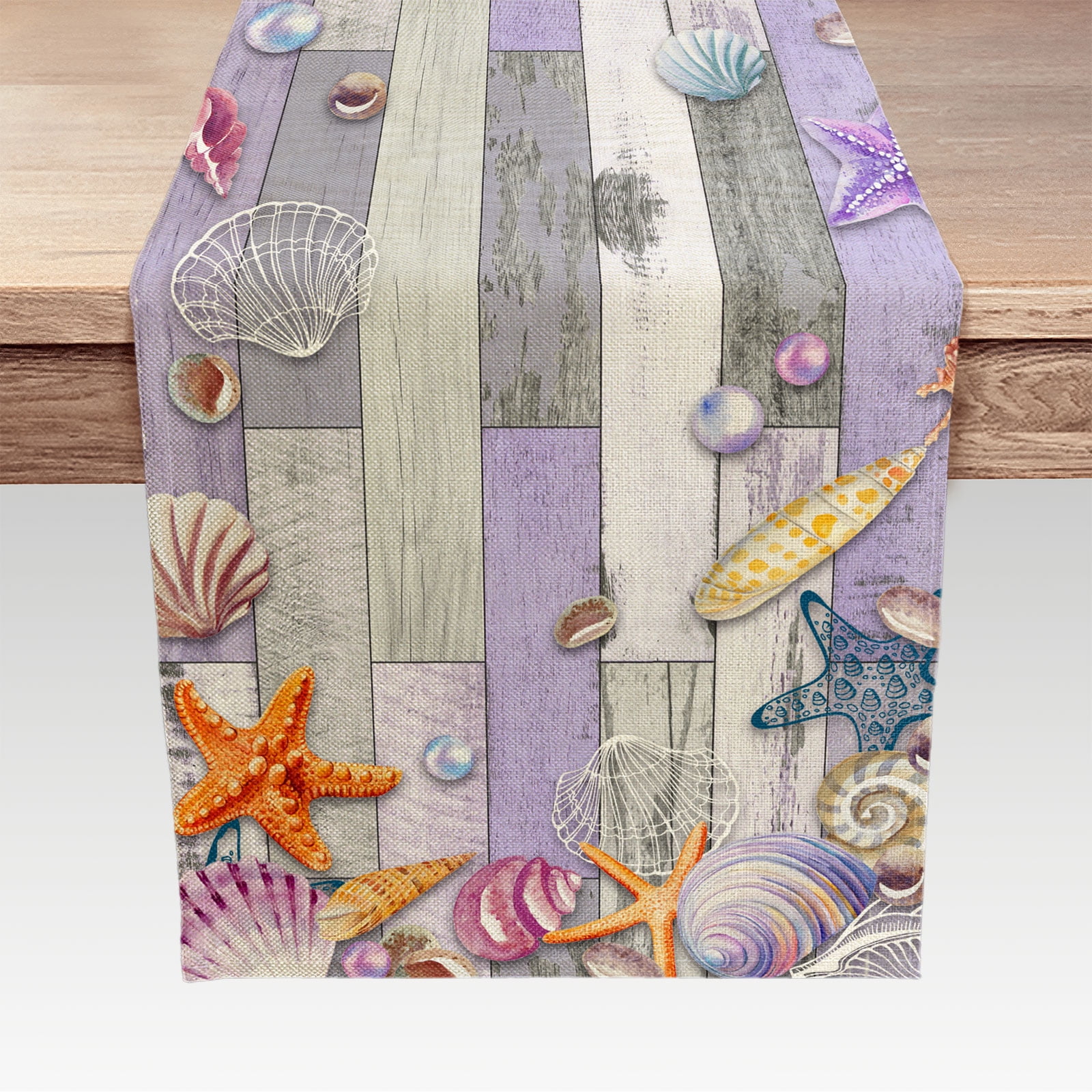 Rustic Table Runners 13X72 Inches Long Dresser Scarfs, Retro Barn Wood ...